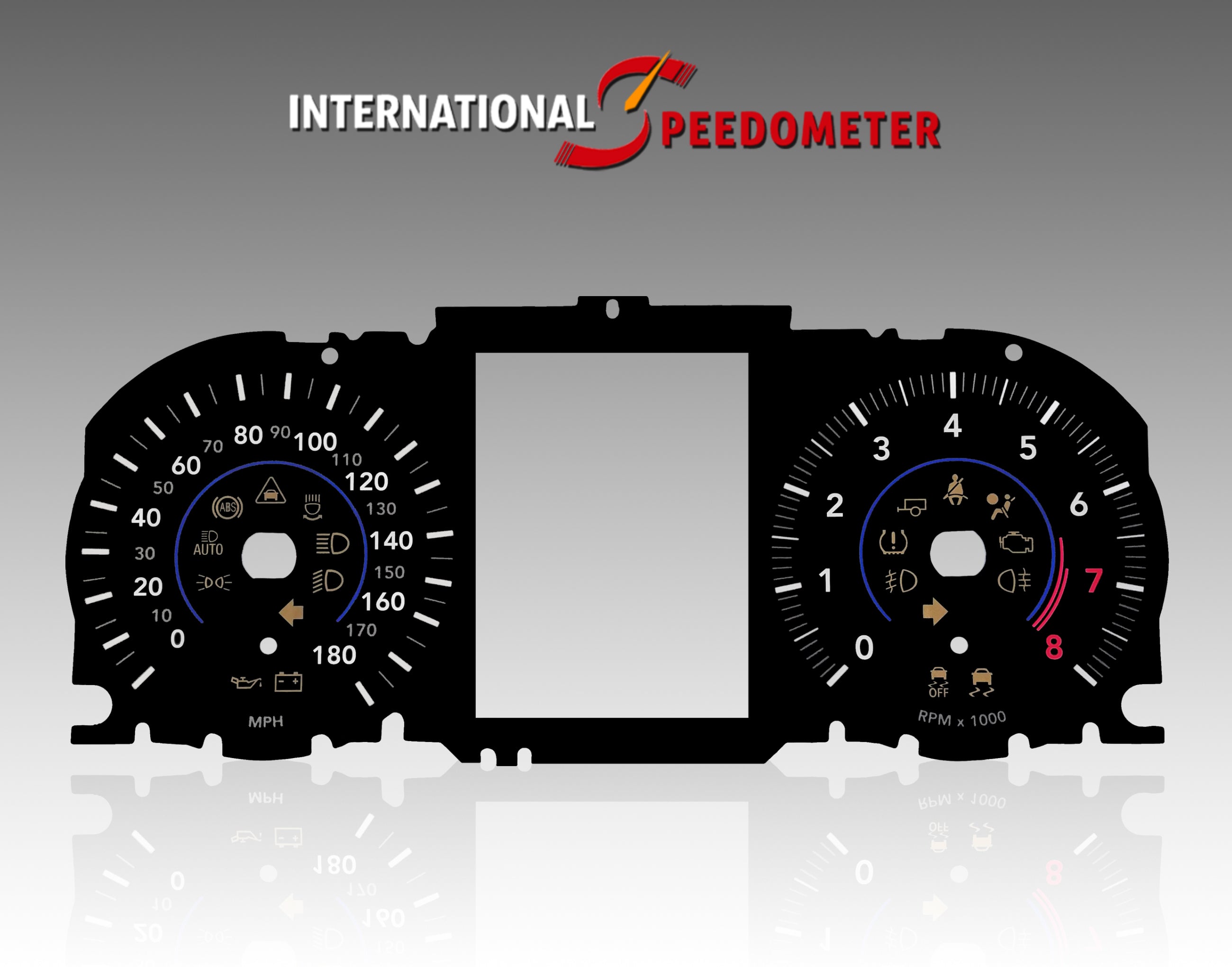 2016 2019 Jaguar F Pace Mph Jafp 01 International Speedometer